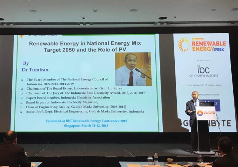 Dr. Tumiran Menjadi Pembicara di IBC Asia’s 2nd Renewable Energy Week ...