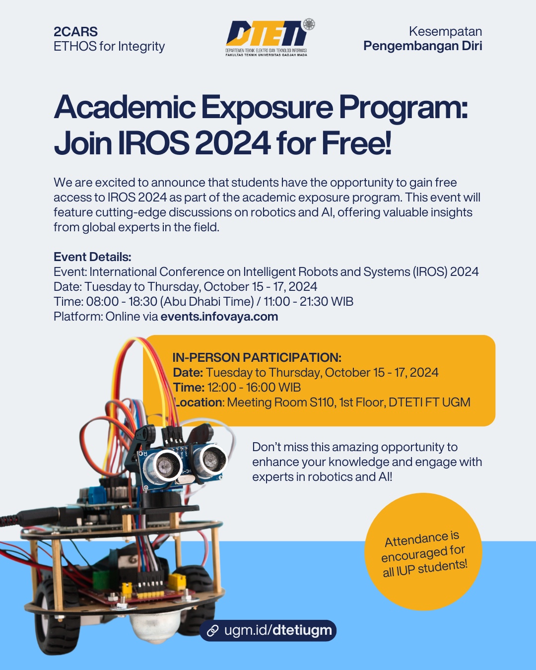 Academic Exposure Program: International Conference on Intelligent ...